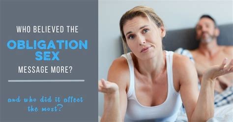 Who Believed The Obligation Sex Message More In Your Marriage Bare Marriage