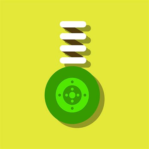 플랫 아이콘 디자인 컬렉션 바퀴와 봄 벡터 Ai Eps Uidownload