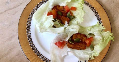 Resep Tempe Bungkus Daun Lettuce Oleh Blossomville Kitchen Cookpad