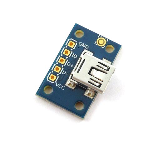 Ak Usbmini Bb Usb Mini Connector Breakout Artekit Labs