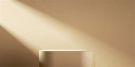 3d 렌더링 추상 흑백 베이지 색 배경 프리미엄 제품 프리젠 테이션을위한 빈 연단과 햇빛 광선이있는 현대적인 미니멀 쇼케이스 장면 베이지 배경에 대한 스톡 사진 및 기타