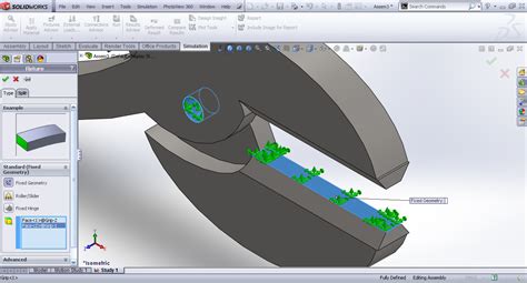 Tutorial Simulation Of Vice Grip In Solidworks Grabcad Tutorials
