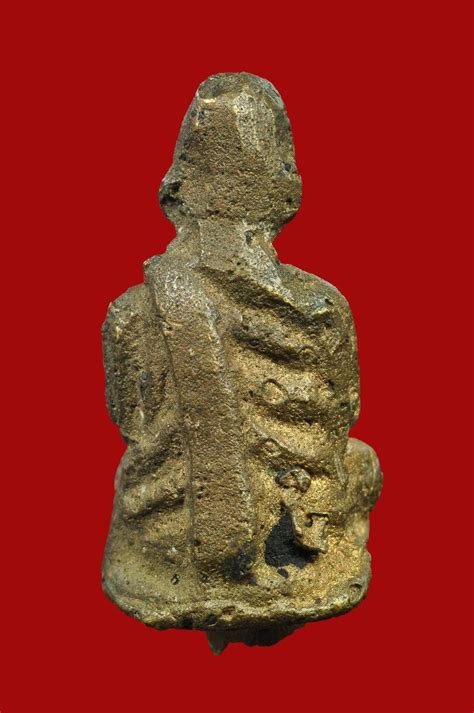 พระเครื่องเมืองพิจิตรทั่วไป รูปหล่อโบราณหลวงพ่อเขียน วัดวังตะกู พิมพ์เขียน ทบ