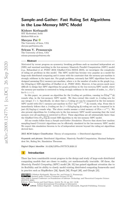 Sample And Gather Fast Ruling Set Algorithms In The Low Memory Mpc
