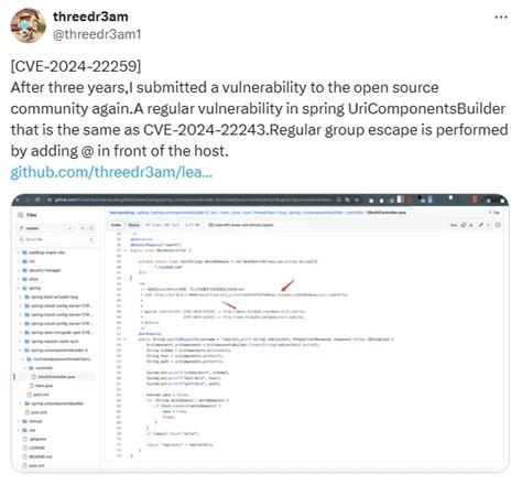 Critical Update For Spring Framework Cve 2024 22259 Exposes Applications To Open Redirect Ssrf