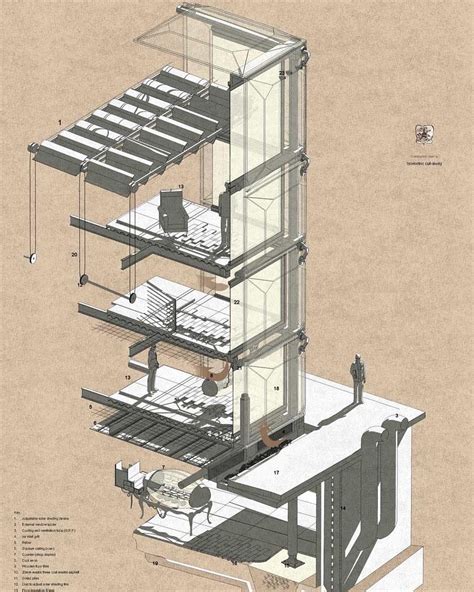 Cutaway Section Isometric Drawing Ift Tt 2hnmum8 Drawing