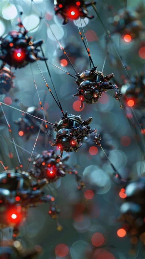 Synthetic Intelligence Core Glowing Abstract Generative Ai Stock Illustration Illustration