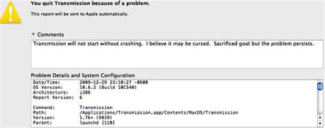 Pic Of The Day Problem Report Tried Voodoo Bug Still Persists Cult