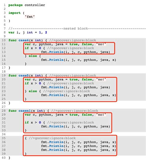 Align Ignore Block Logic With Doc Issue 11 Azure Gocover GitHub