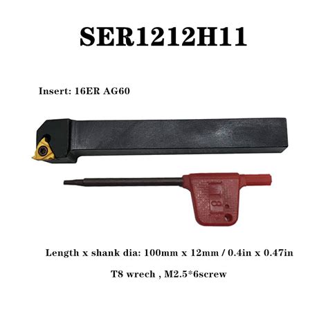 Indexable Lathe Turning Tool12 Shank 7 Pieces Carbide Turning Tool Setmetal Lathe Tools