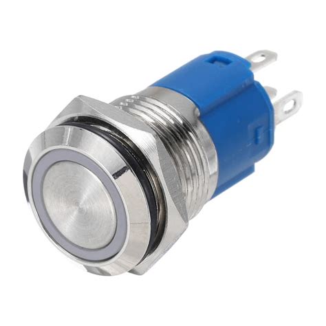 Metallschalter Drucktaster Druckschalter Klingeltaster Led Taster Dc 12v Φ16mm Eur 7 91