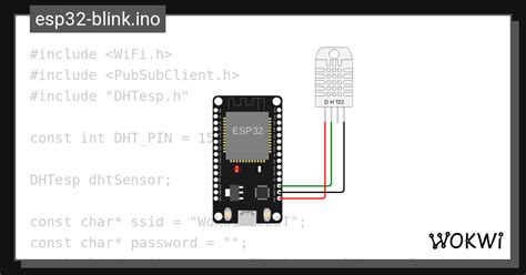 Prak14 1mqttdht22pubstring Copy Wokwi Esp32 Stm32 Arduino Simulator