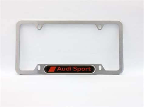 2016 Audi S3 License Plate Frame Kit Audi Sport Logo Zaw071801t