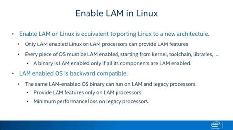 Intel Linear Address Masking Lam Ready For Linux 62 Rphoronixcom