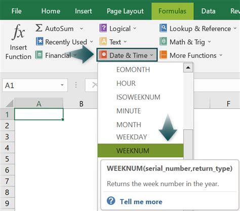 Week Number In Excel Formula Examples How To Use