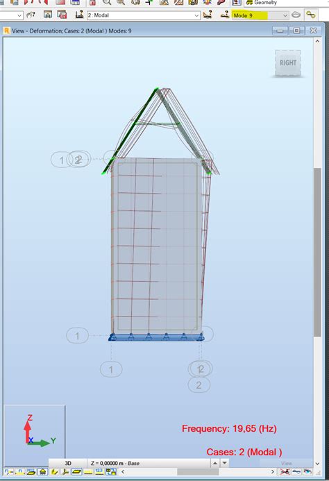 Local Modes Calculated For Individual Members Instead Of Global Modes For Whole Building While