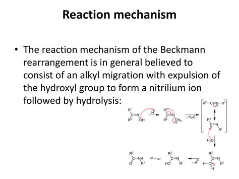 Beckmann Rearrangement Pptx