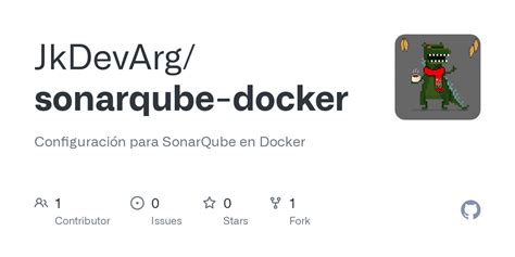Github Jkdevargsonarqube Docker Configuración Para Sonarqube En Docker