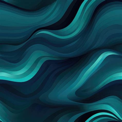 Premium Ai Image Seamless Texture Blue Waves