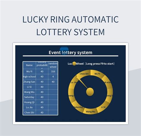 Lucky Draw Excel Template Free Printable Templates