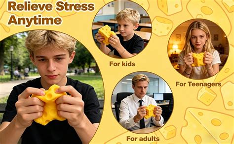 Jumbo Squishy Cheese Block Big Squeeze Cheese Toy For
