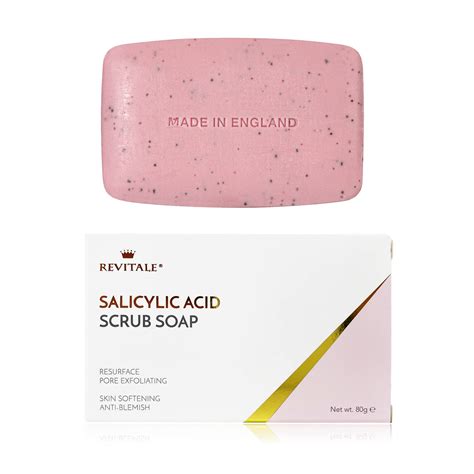 Salicylic Acid Scrub Soap For Acne Fighting Pore Exfoliation And