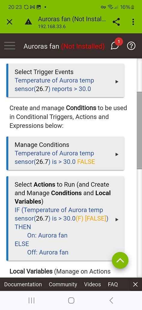 Help With A Rule For A Fan 📐 Rule Machine® Hubitat