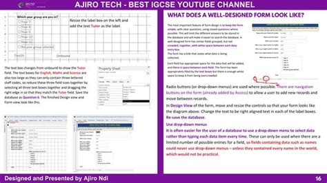 Igcse Ict 04170983 Databases Ajiro Tech Pdf