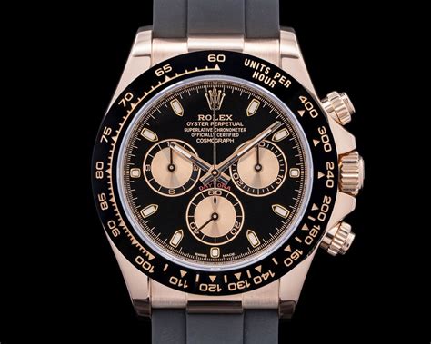 Rolex Cosmograph Daytona 116515ln Ceramic 18k Everose Black Dial