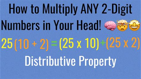 How To Multiply Any 2 Digit Numbers In Your Head Free Worksheets