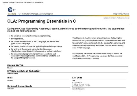 Cisco Cprogramming Mohan Aditya Dondapati