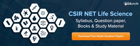 Csir Net Life Science Syllabus Question Paper Study Material