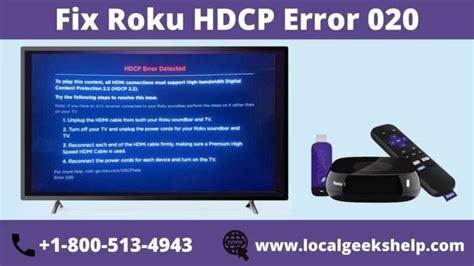 What Is Roku Hdcp Error Code 020 And How To Fix It Jenifer Louis Medium