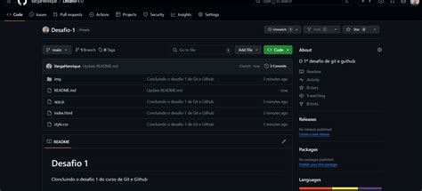 Desafio Projeto De Git E Github Git E GitHub Compartilhando E Colaborando Em Projetos