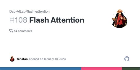 Flash Attention · Issue 108 · Dao Ailabflash Attention · Github