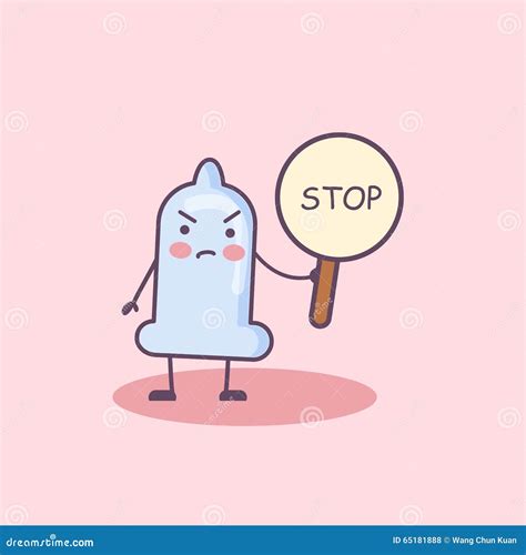 Safe Sex Concept Stock Vector Illustration Of Cartoon