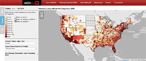 Maps Mania The Usa Hiv Map