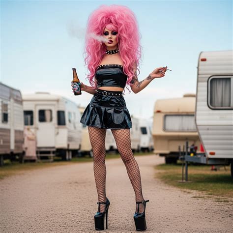 Goth Biker Bimbo Barbie By Abubblentime On Deviantart