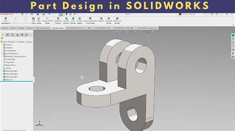 Solidworks Part Design For Beginners Easy Method Cad359 Youtube