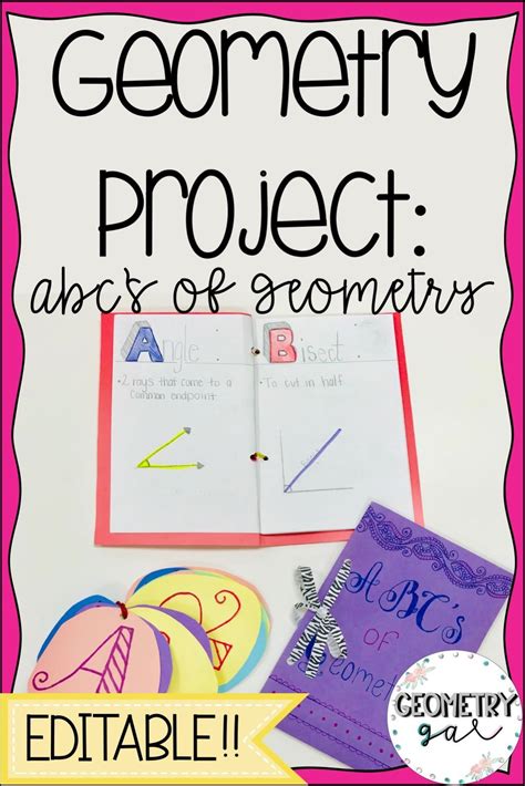 Geometry Project Art Of Geometry EDITABLE
