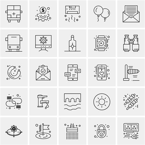 Memory Save Data User Male Bold And Thin Black Line Icon Set 13292791