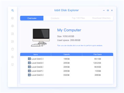 Iobit Disk Explorer By Tomato76 On Dribbble
