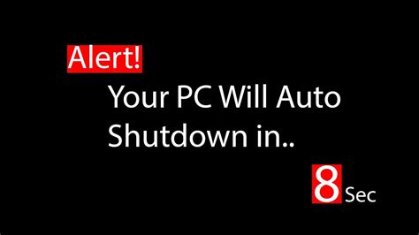 Auto Shutdown Windows 10 How To Guide Youtube