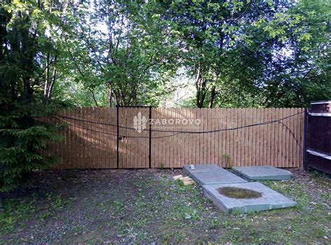 Забор из евроштакетника под светлое Дерево (Артикул: 220) - купить в ...