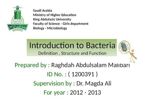 Pptx Introduction To Bacteria Structure And Function Dokumen Tips