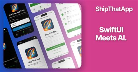 Swiftui App Development With Secure Ai Integration Shipthatapp