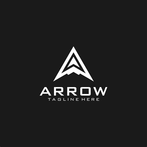 Arrow Pointing To Mountain Logo Outdoor Clothing Hunting Gear Logo