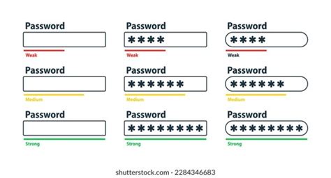 Weak Medium Strong Over 74 Royalty Free Licensable Stock Illustrations