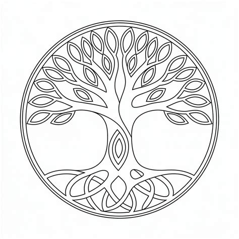 Desenhos De A Árvore Da Vida Para Colorir E Imprimir Coloririnfo