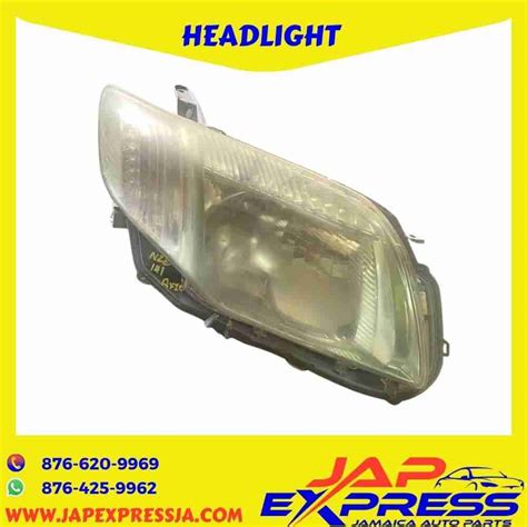 Right Headlight Toyota Axiofielder Nze141 2008 2012 Jamaica Auto Parts Express